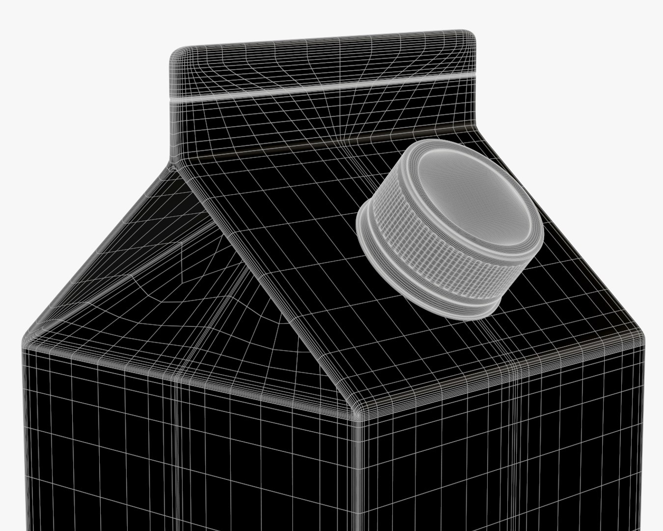 3D milk model - TurboSquid 1343423