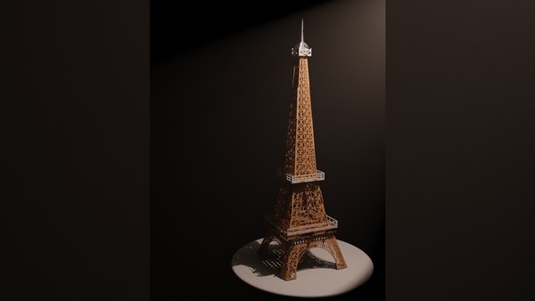 Eifle Tower CNC ready model - TurboSquid 2039755