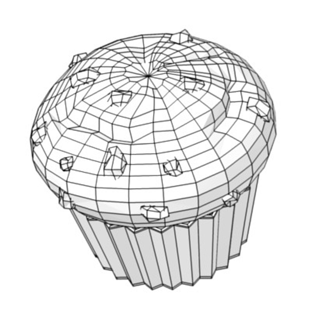 Muffin 3d Model