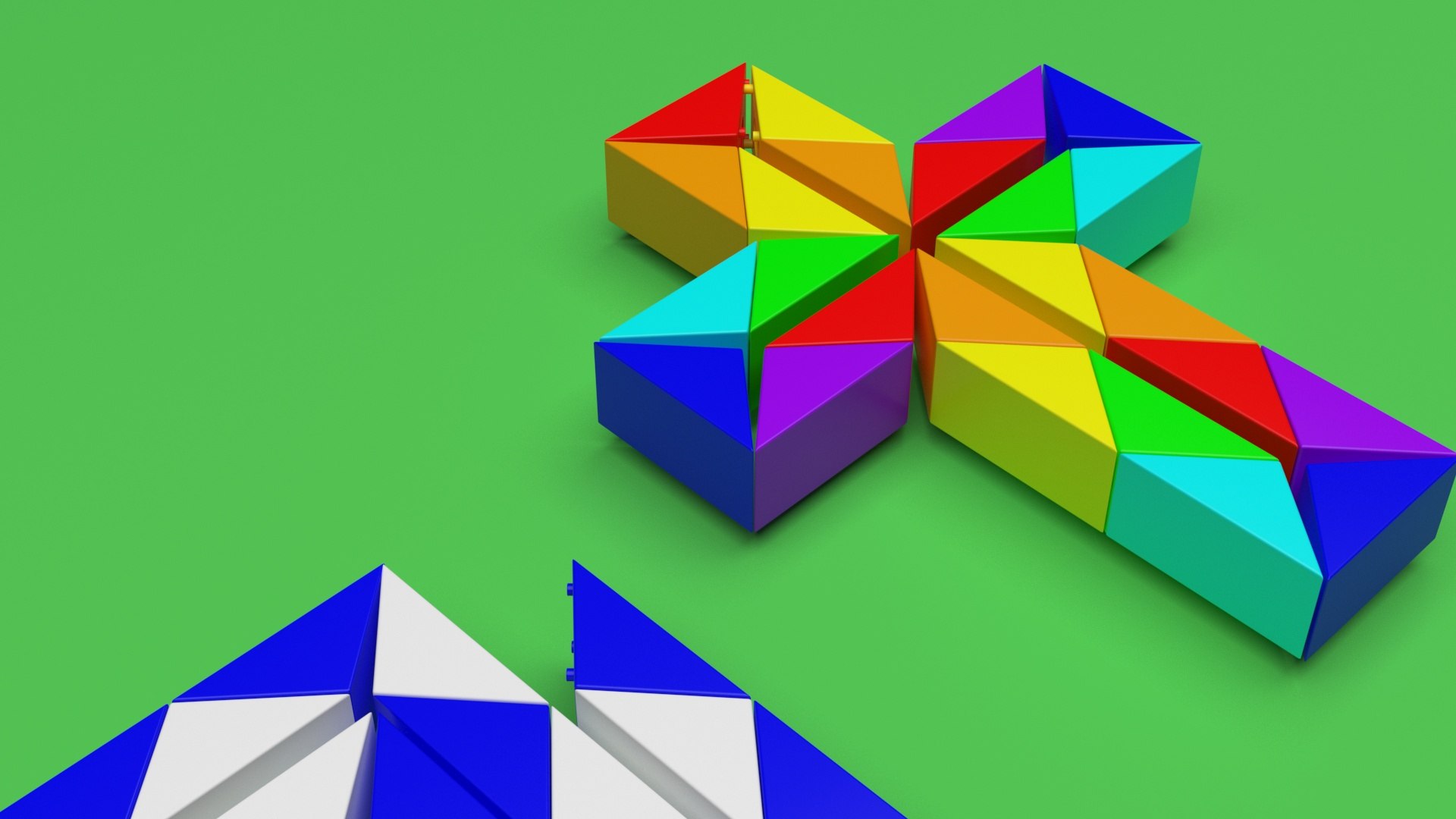 Snake Puzzles Set 3D Model - TurboSquid 1892286