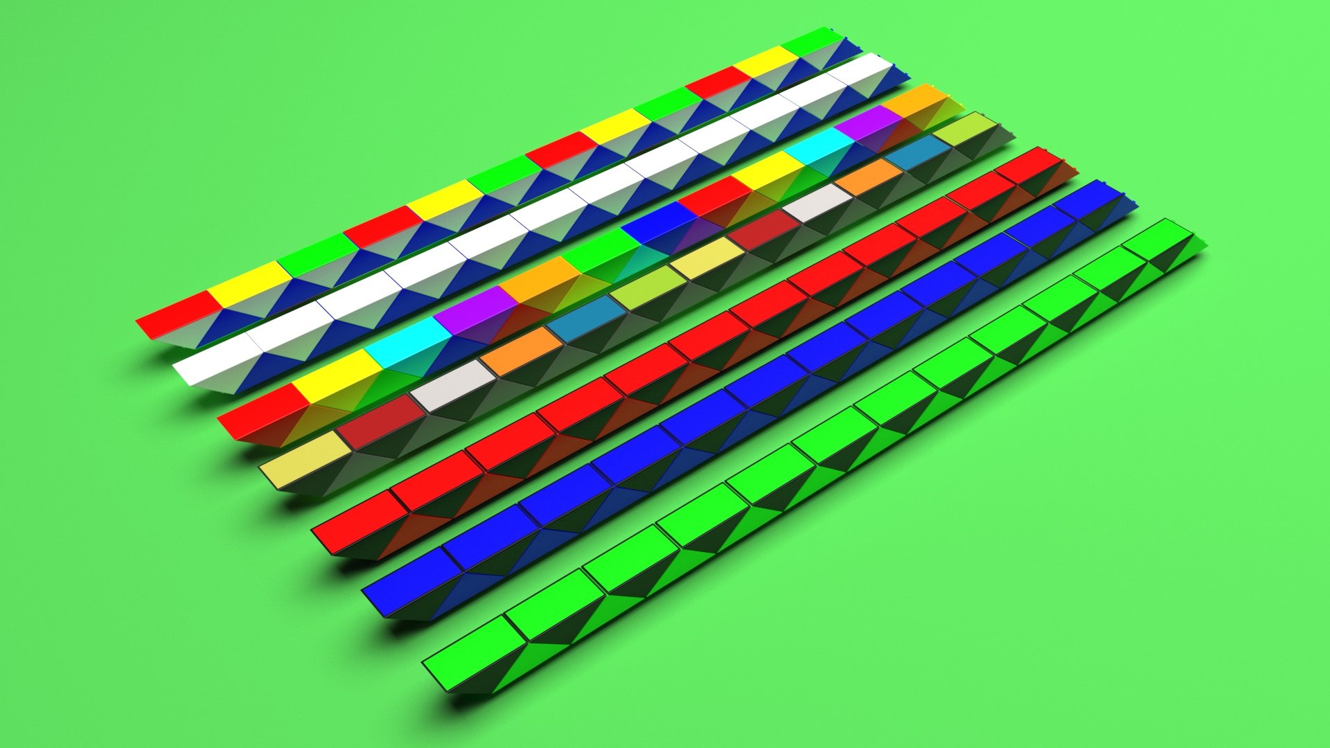 Snake Puzzles Set 3D Model - TurboSquid 1892286