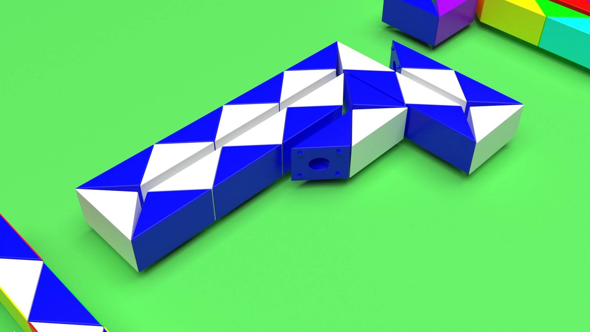 Snake Puzzles Set 3D Model - TurboSquid 1892286