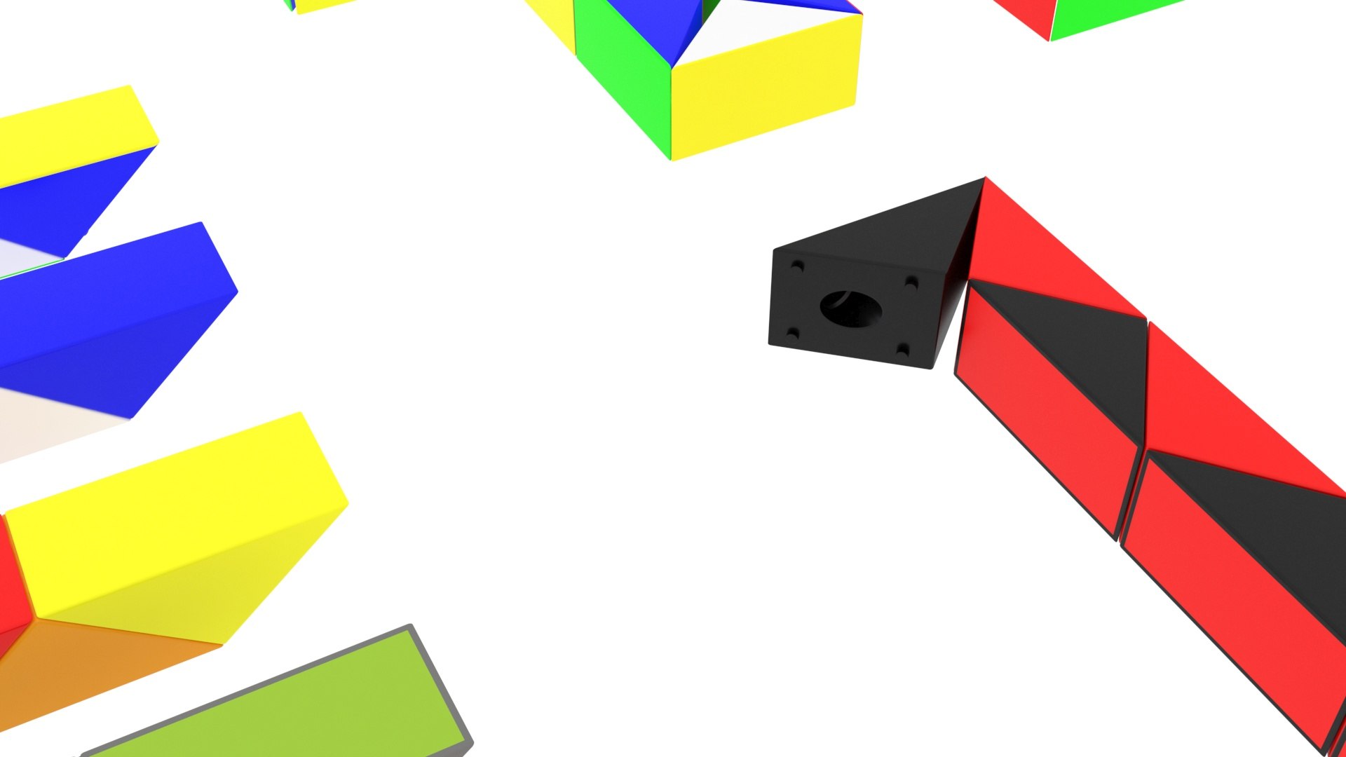 Snake Puzzles Set 3D Model - TurboSquid 1892286
