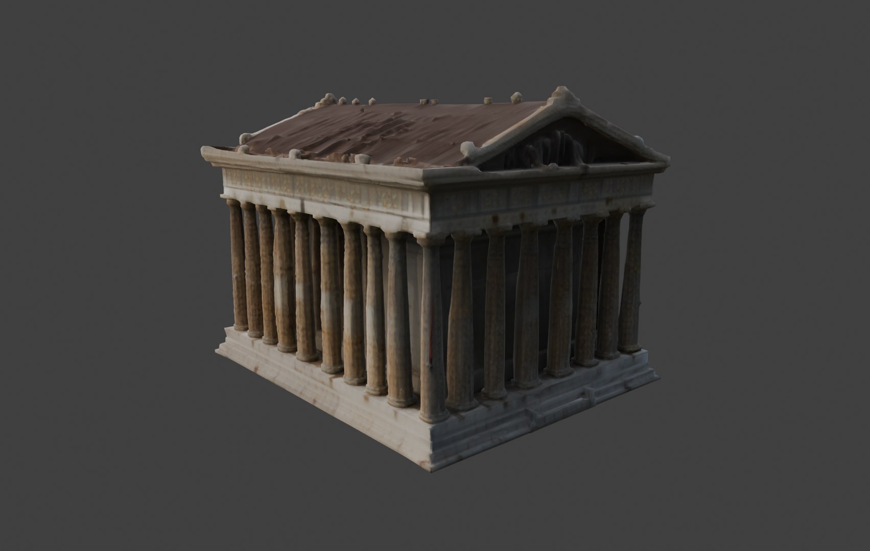 3D Classical Greek Temple 3D Model - TurboSquid 2328363