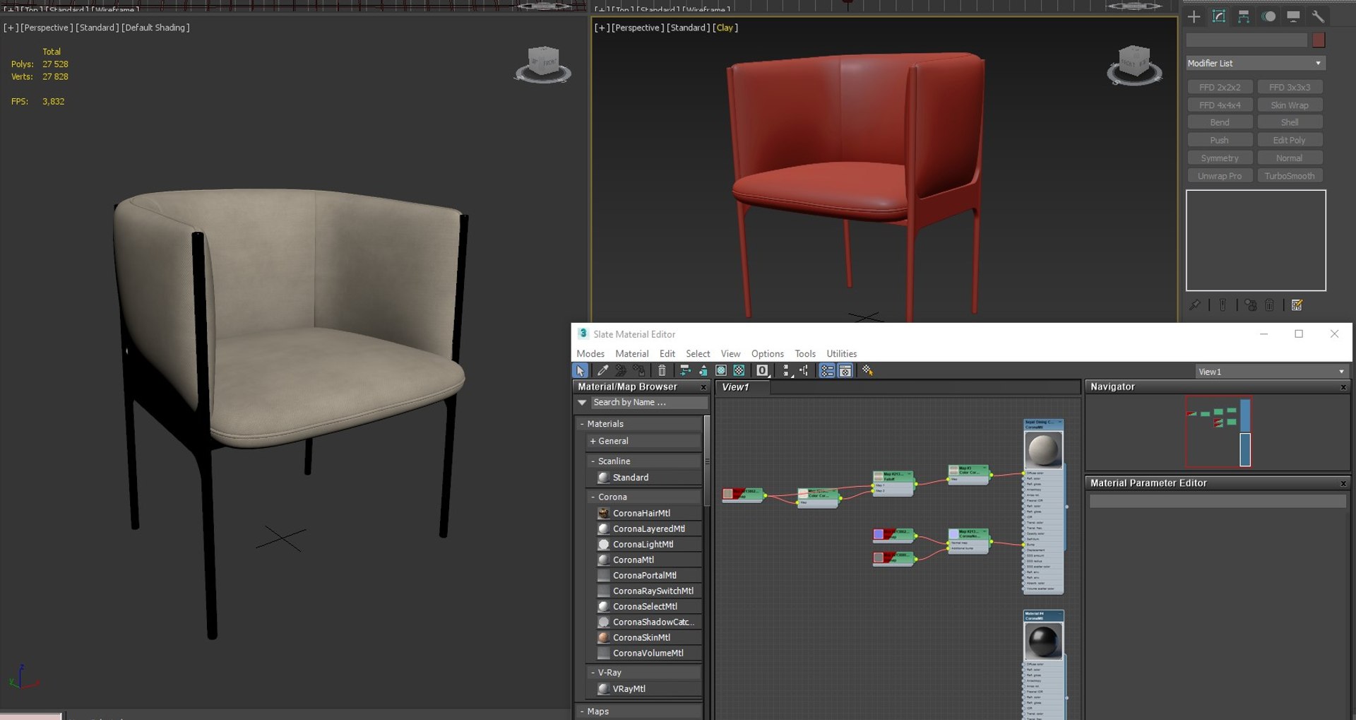 Sepal Dining Chair Model - TurboSquid 2415146