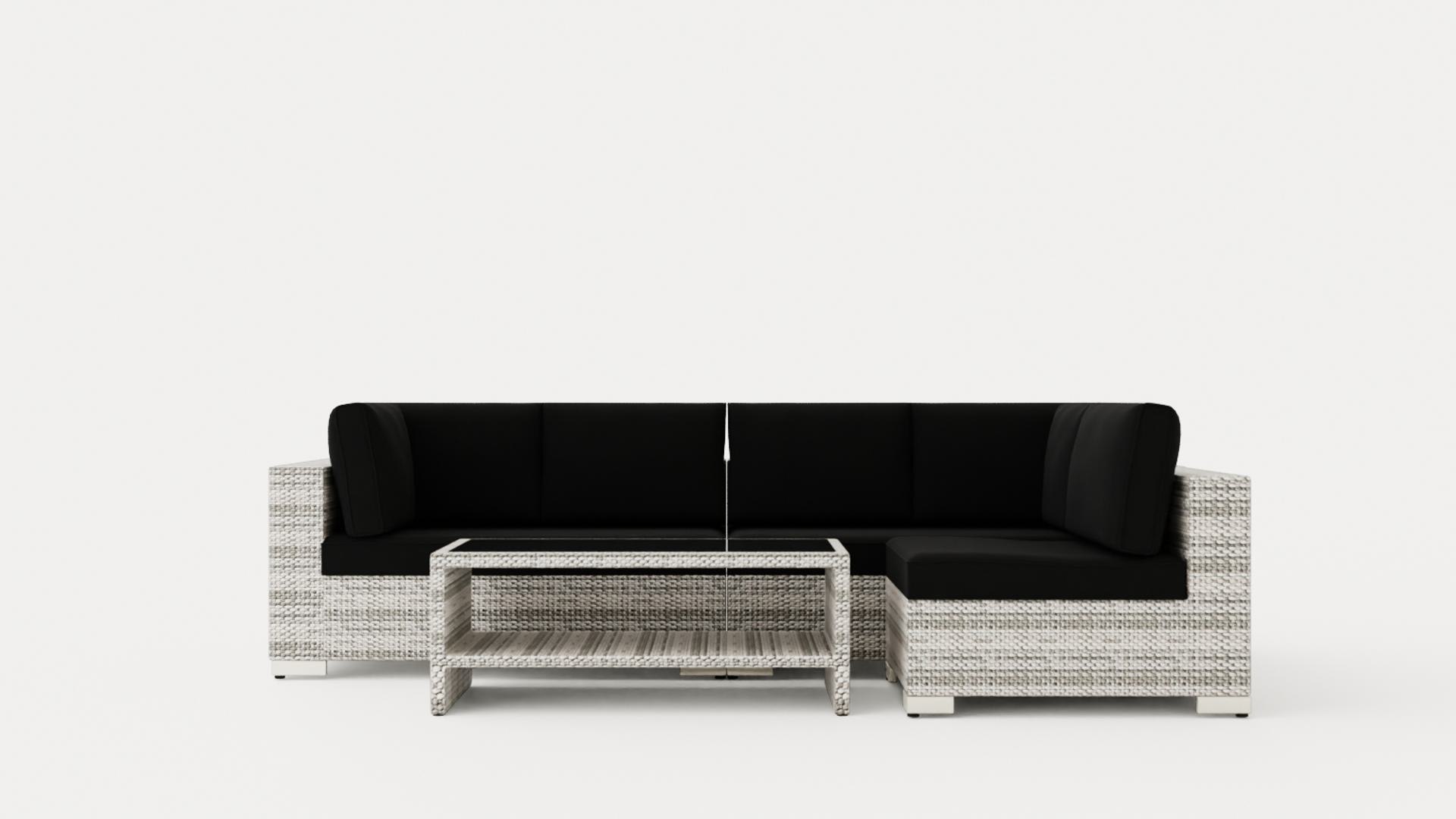 3D Bahamas Lounge Group 5 Seater Table M Shelf - TurboSquid 2232939