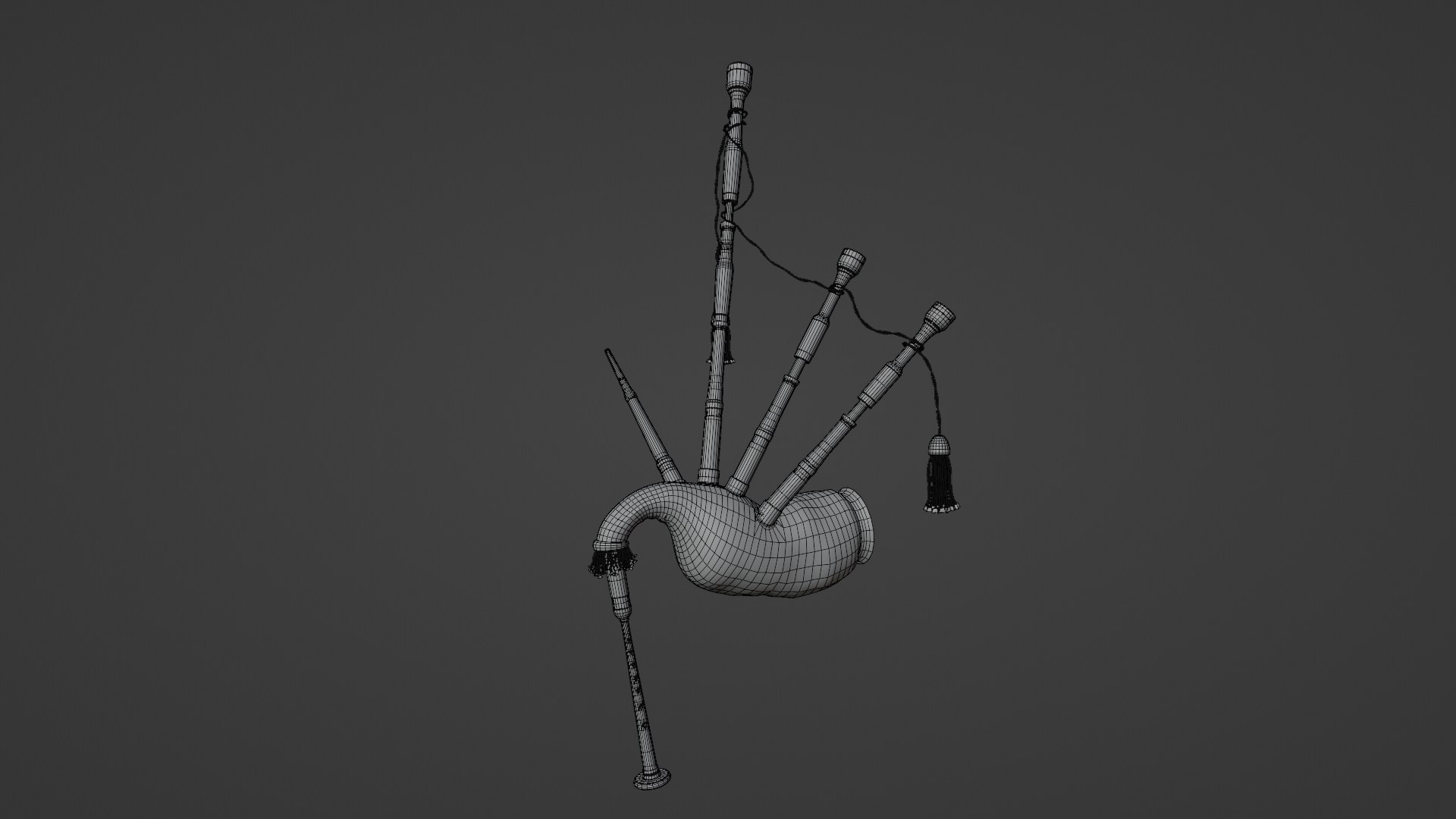 Bagpipe 3D model - TurboSquid 2130670