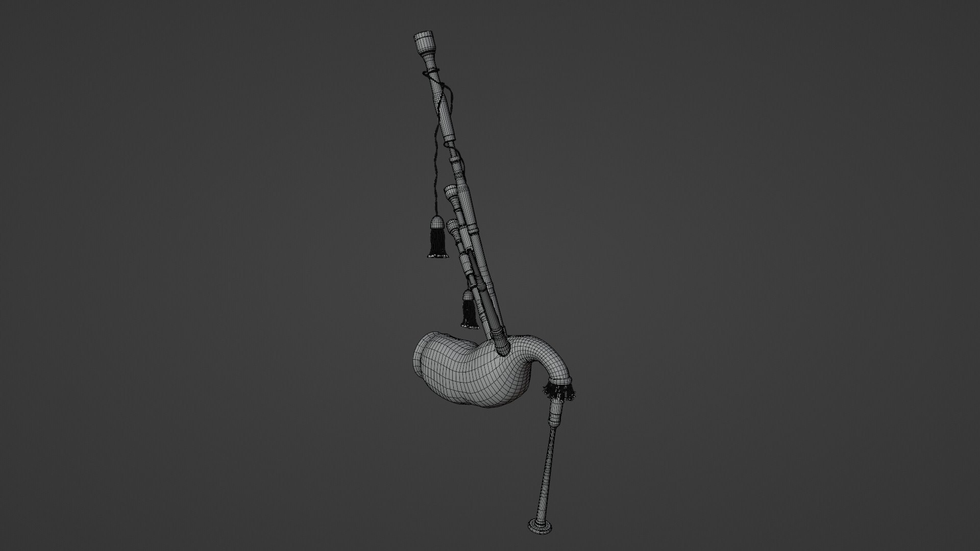 Bagpipe 3D model - TurboSquid 2130670