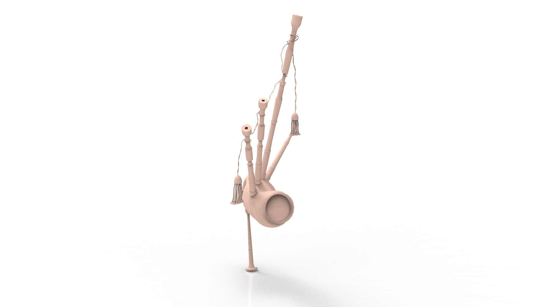 Bagpipe 3D model - TurboSquid 2130670