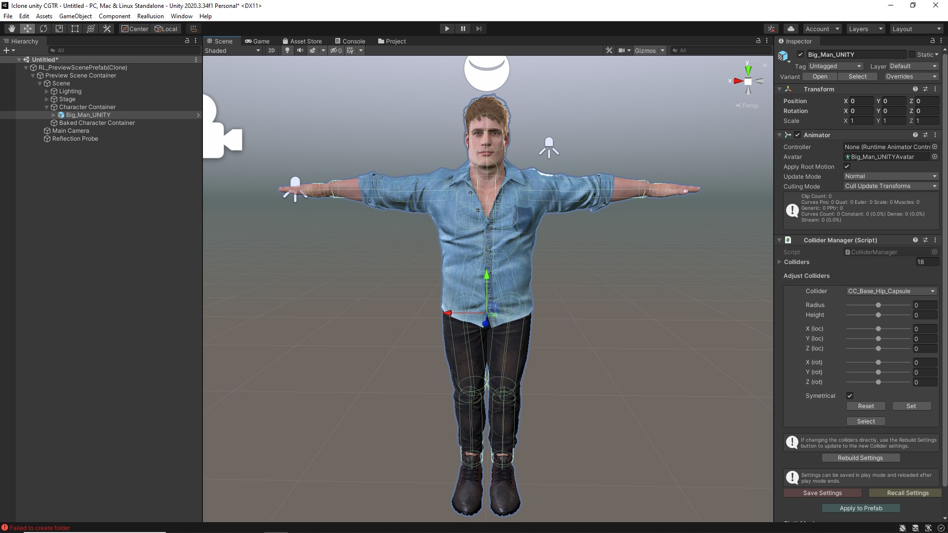 The Big Man - Game Ready - Rigged And Blendshapes 3D Model - TurboSquid ...