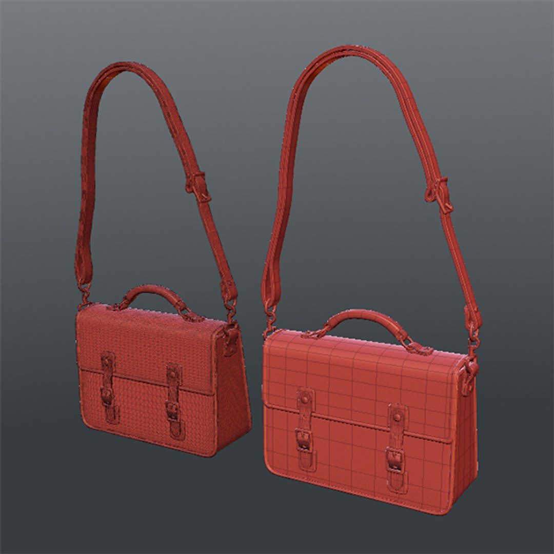 Shoulder Bag 02 3D Model - TurboSquid 1261008