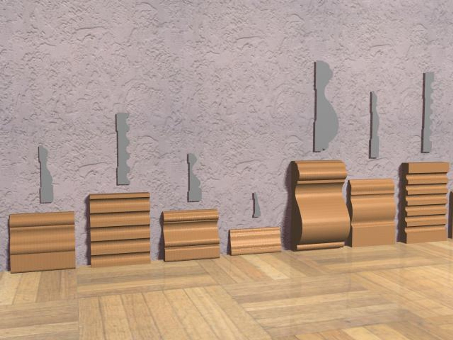 Mouldings 3d Model