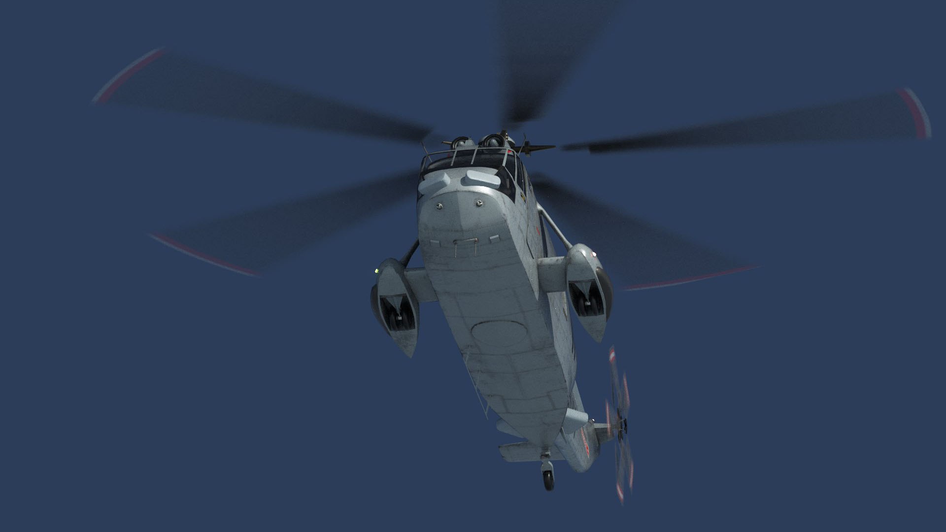 WS-61 SeaKing MK42B Indian Navy Animated 3D Model 3D Model - TurboSquid ...