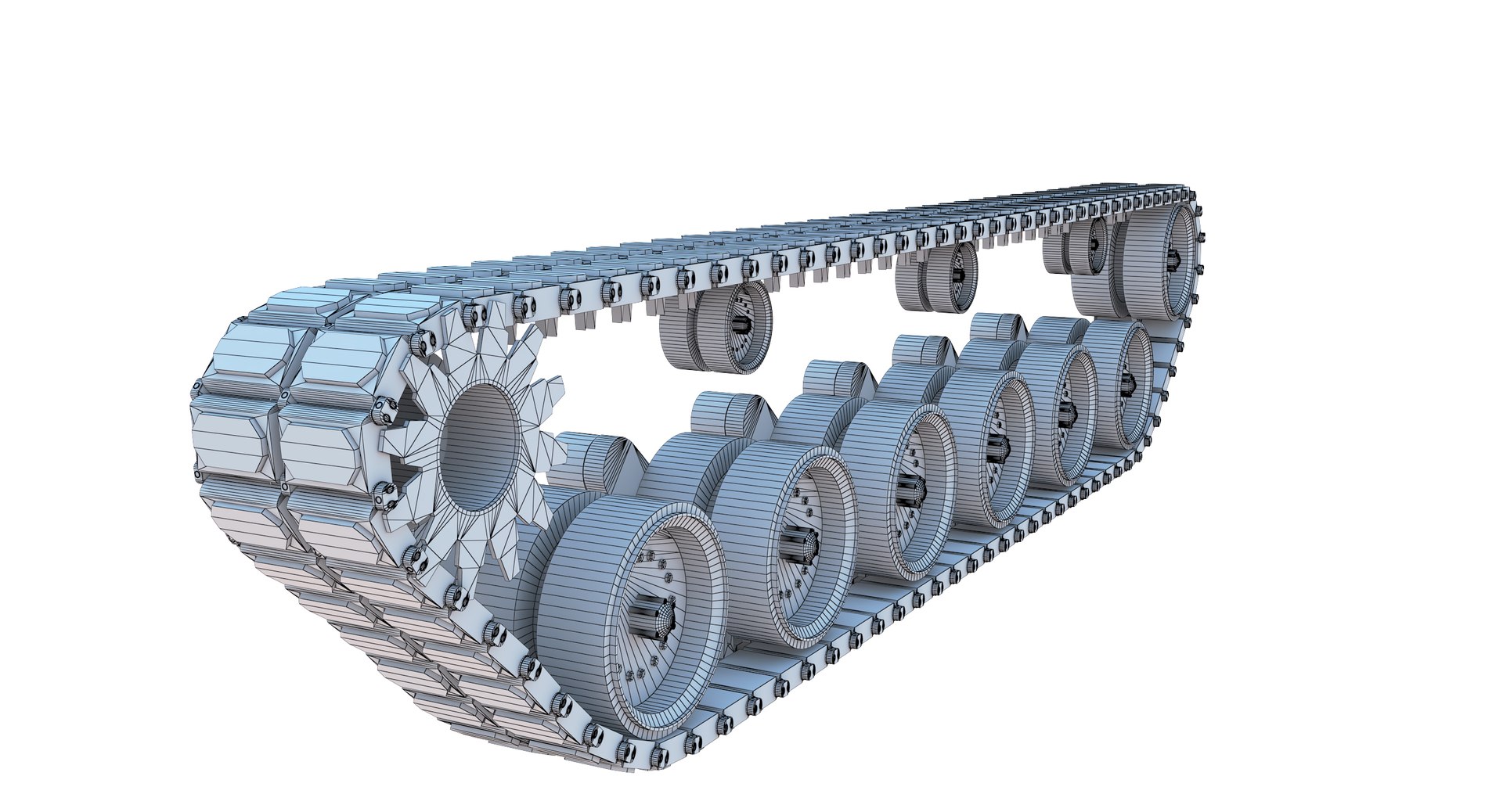 3D Tank Track - TurboSquid 1579822