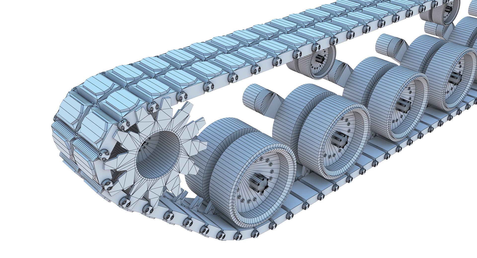 3D Tank Track - TurboSquid 1579822