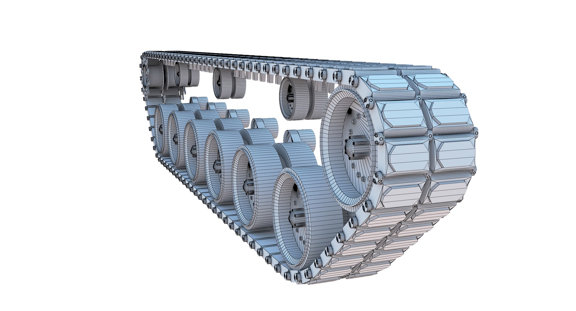 3D Tank Track - TurboSquid 1579822