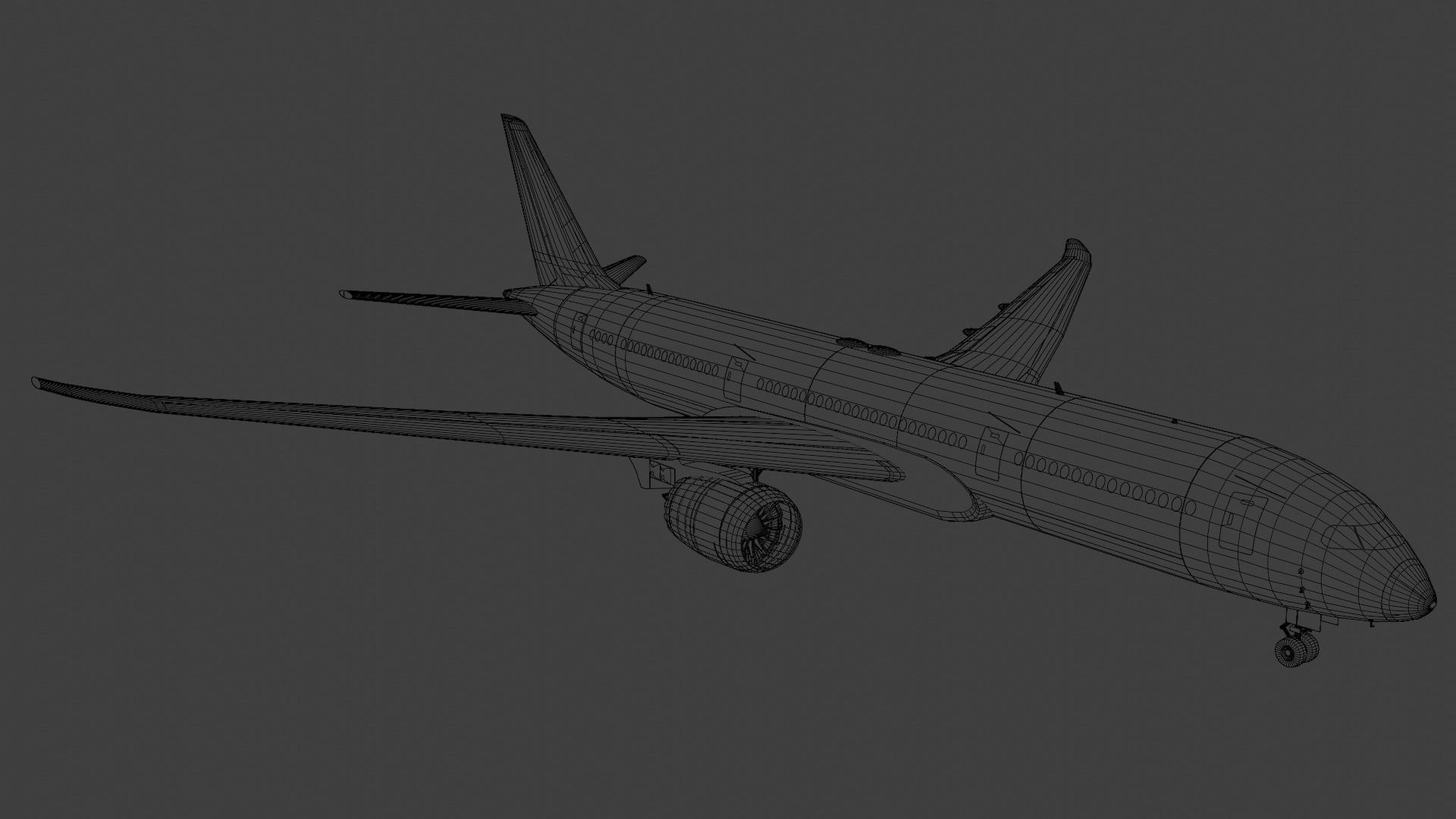 Boeing 787-9 3D - TurboSquid 1720627