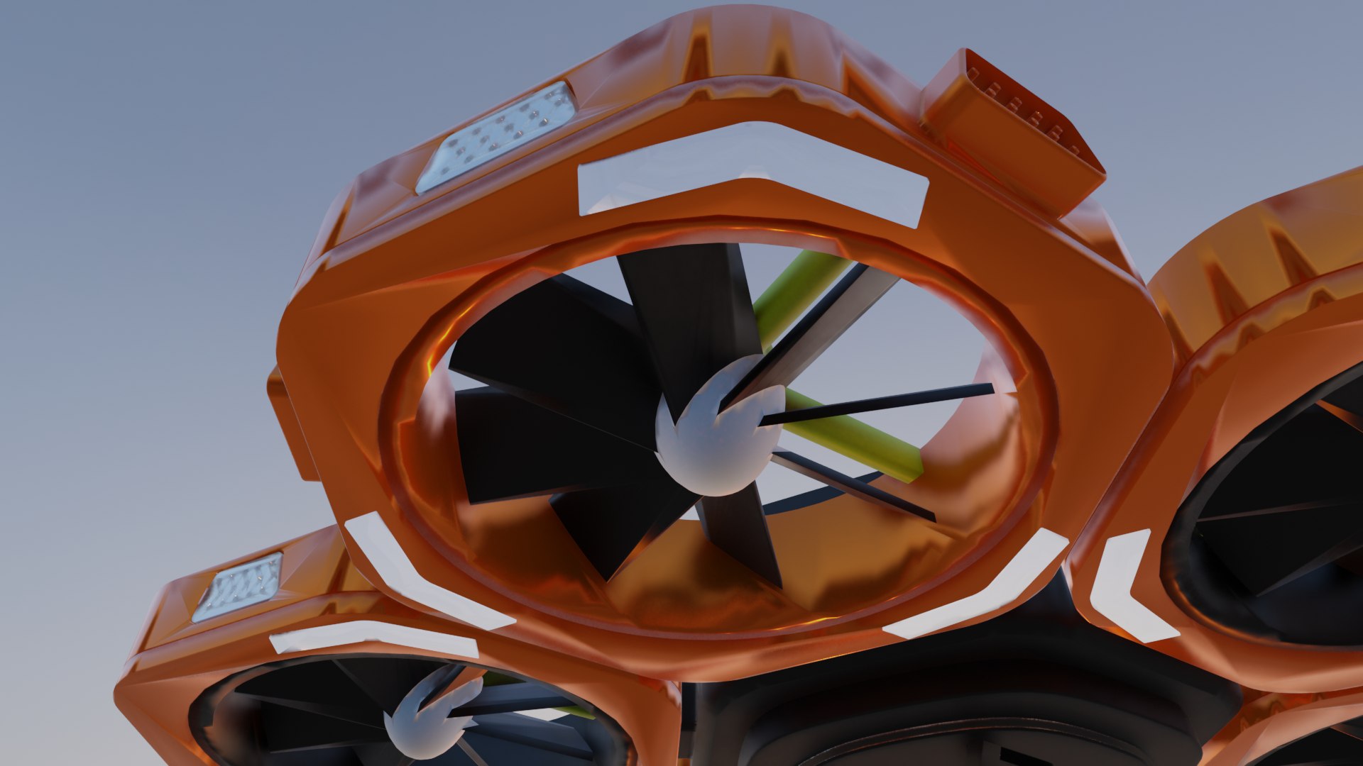 Drone Hexagon Full Version 3D Model - TurboSquid 2350941