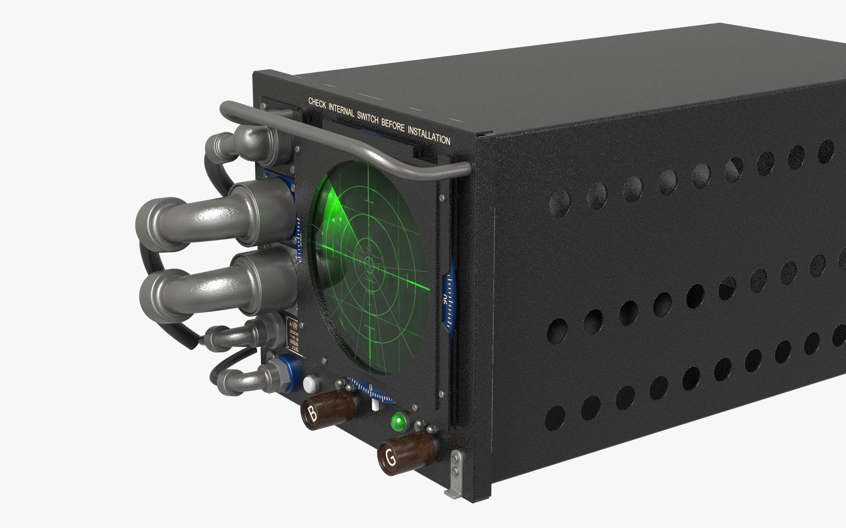 3D Model H2S Fishpond Radar - TurboSquid 2324766