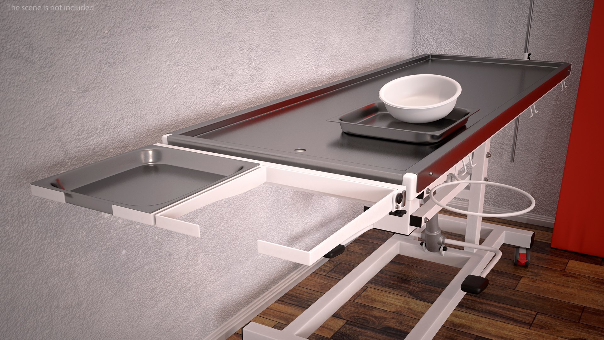 3D Veterinary Table Red - TurboSquid 1974540