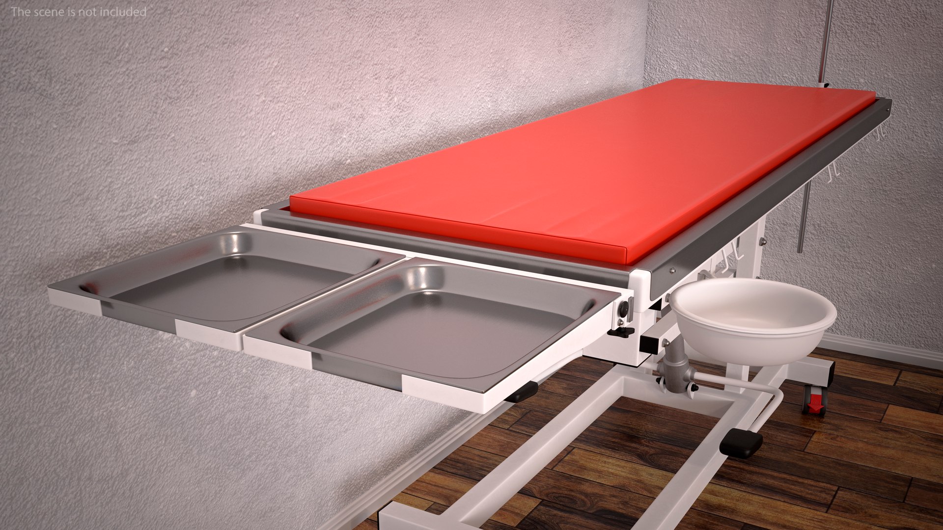 3D Veterinary Table Red - TurboSquid 1974540