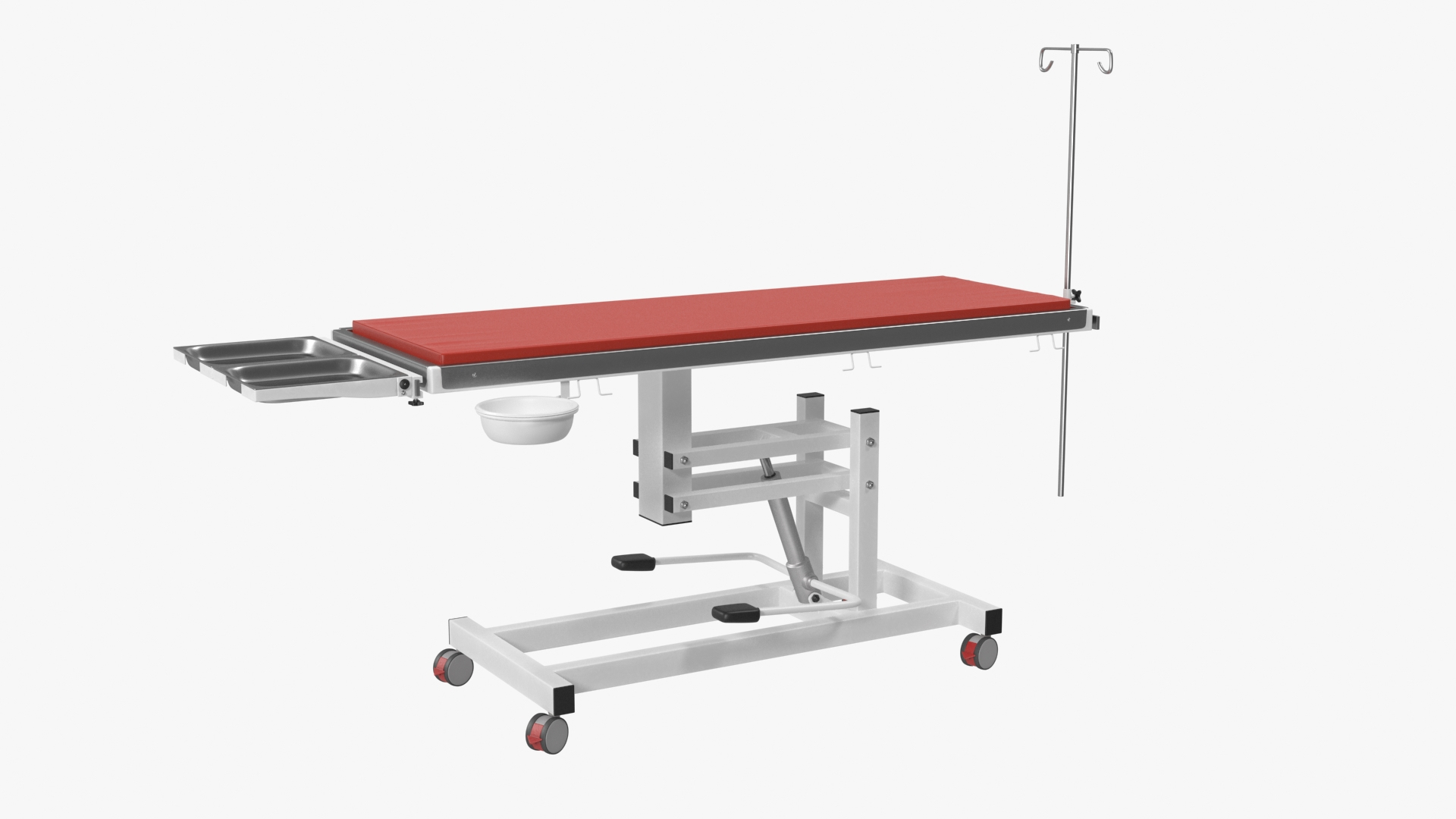 3D Veterinary Table Red - TurboSquid 1974540