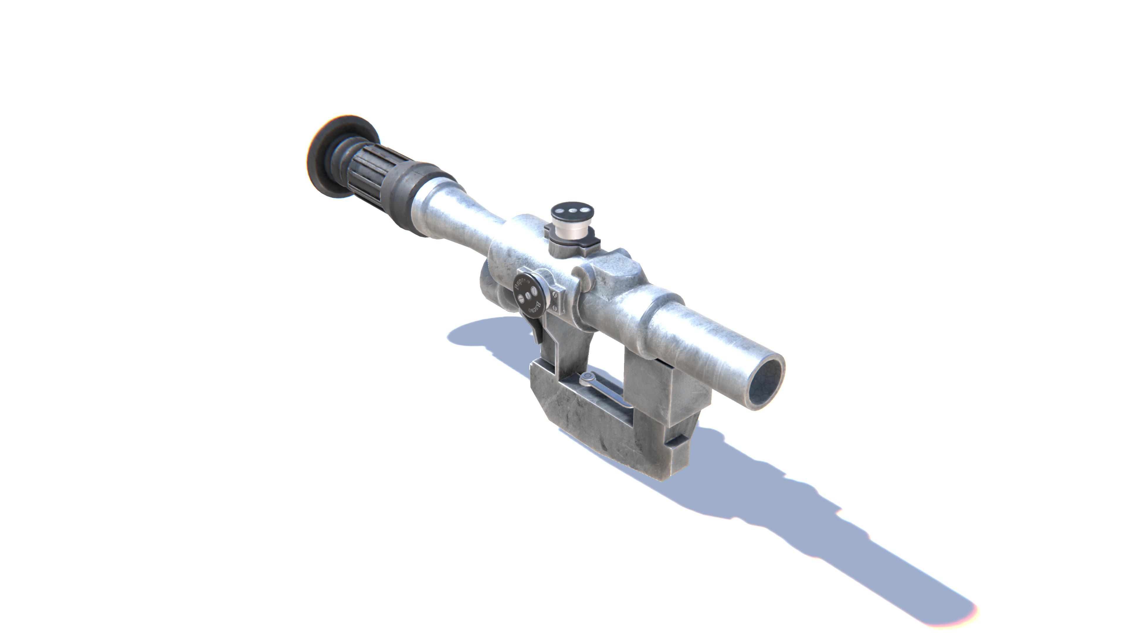 Sniper Scope PSO Low-poly 3D model - TurboSquid 1800829
