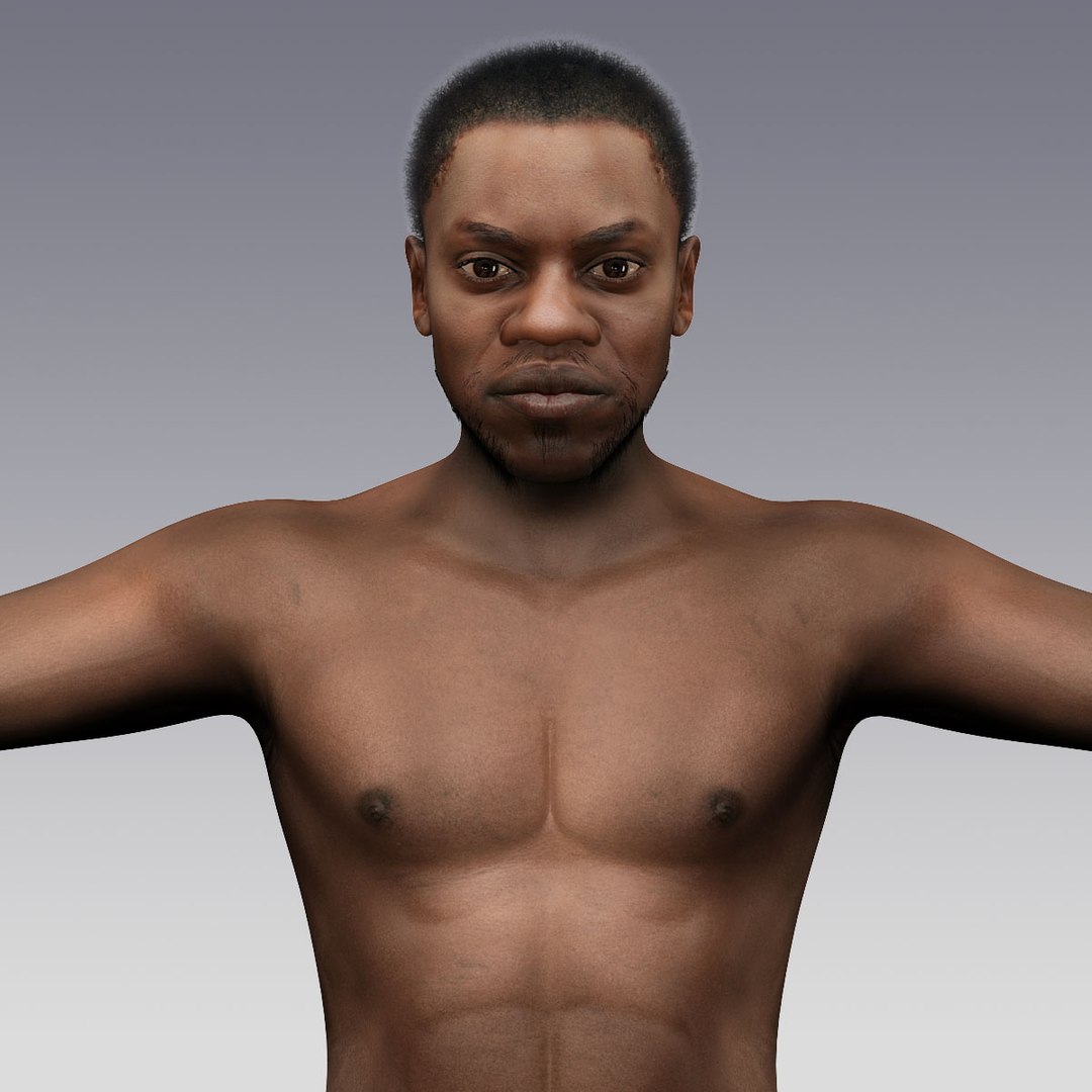 3d Tyrone - Black Male Model