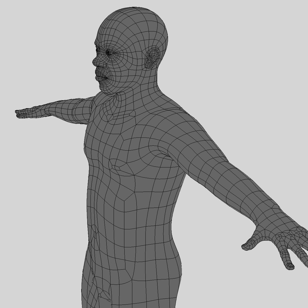 3d Tyrone - Black Male Model