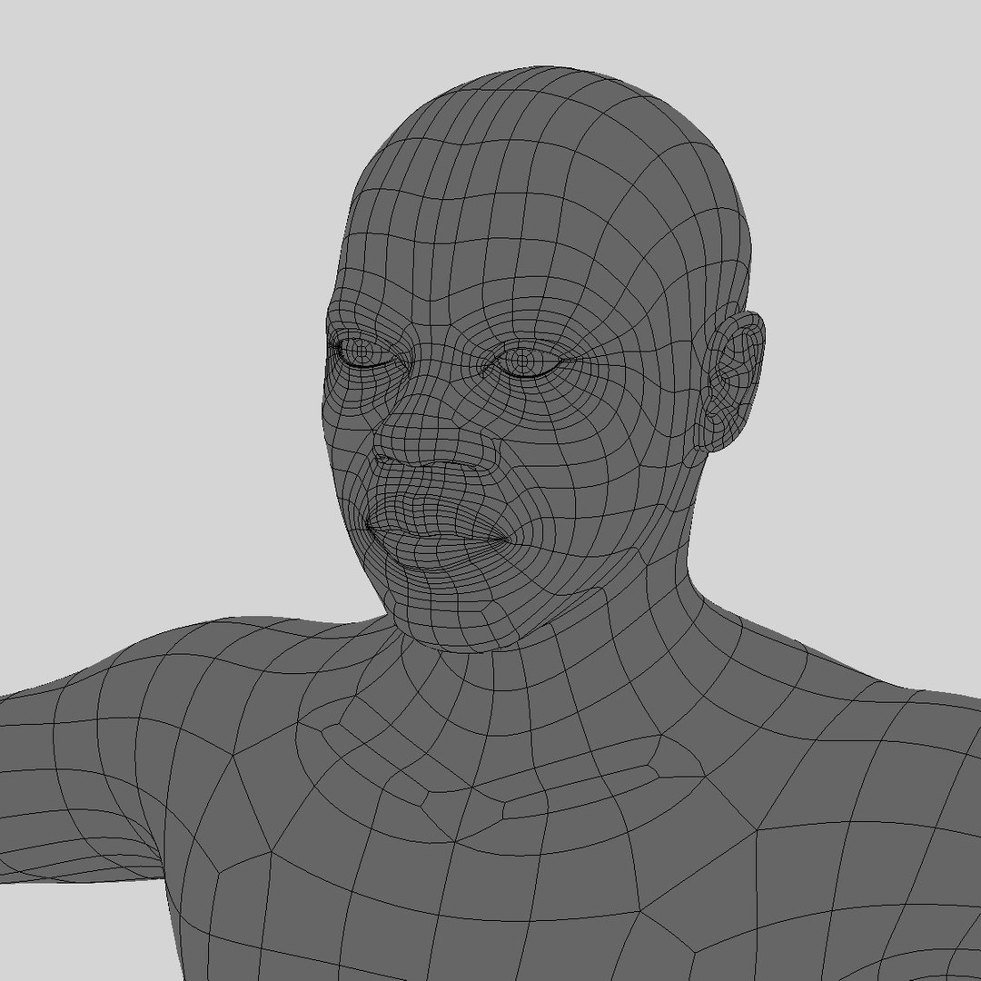 3d Tyrone - Black Male Model
