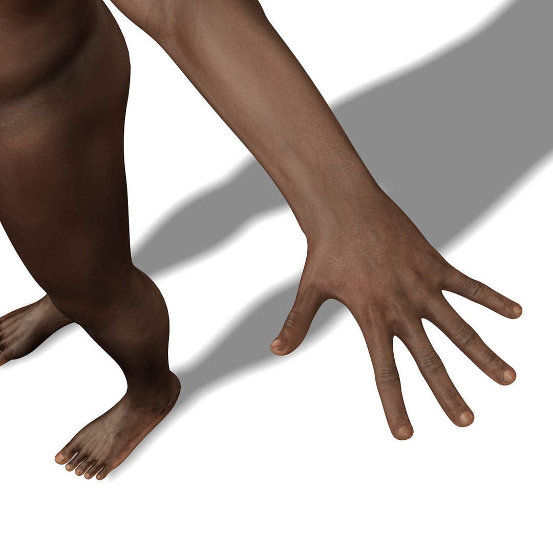 3d Tyrone - Black Male Model