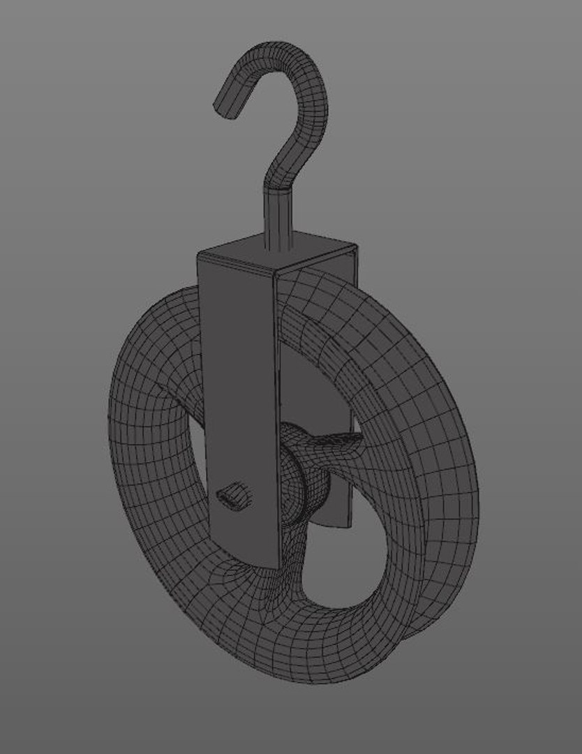 3d model pulley
