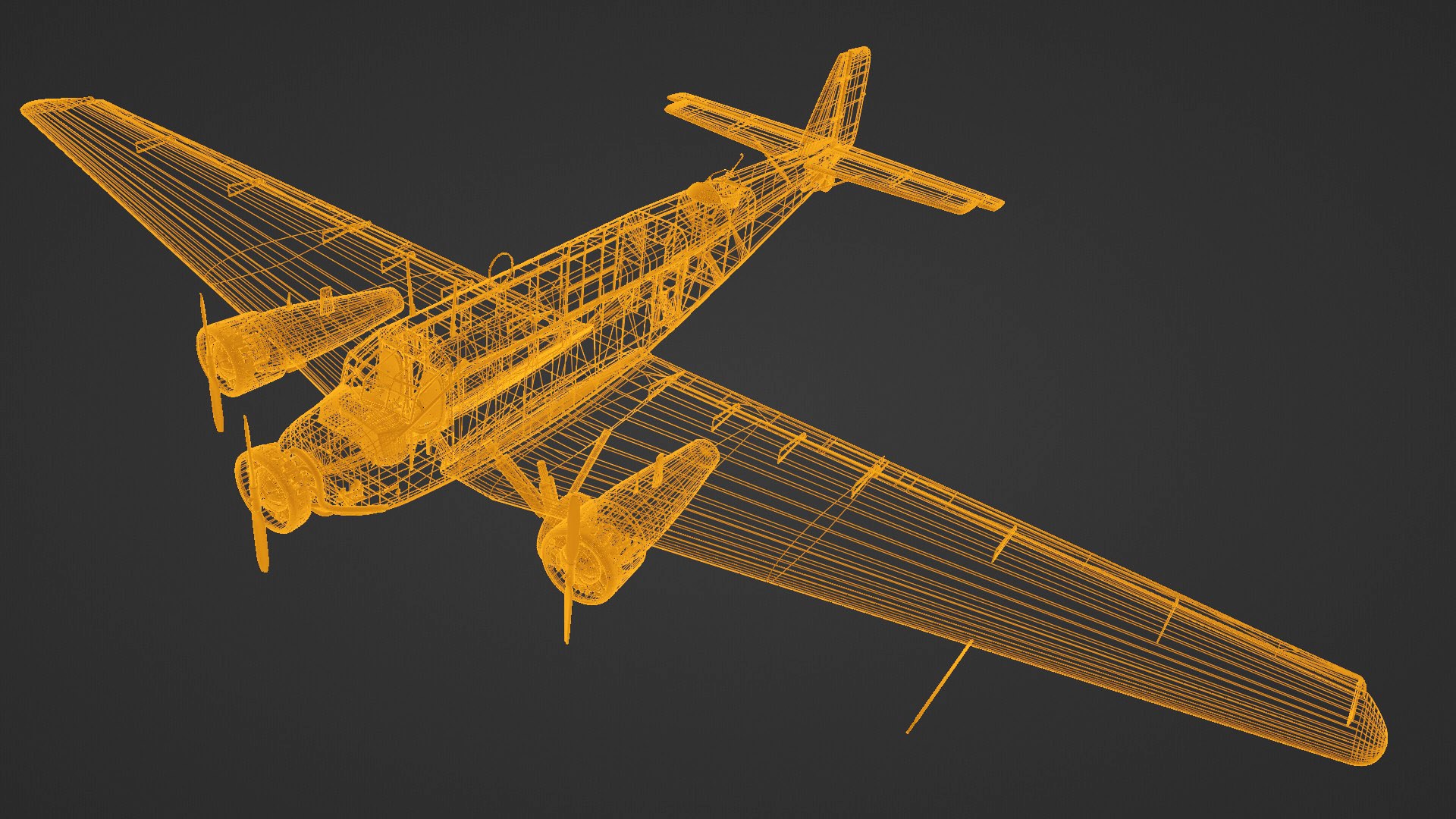 Purchase Ju 52 Junkers 3d Model