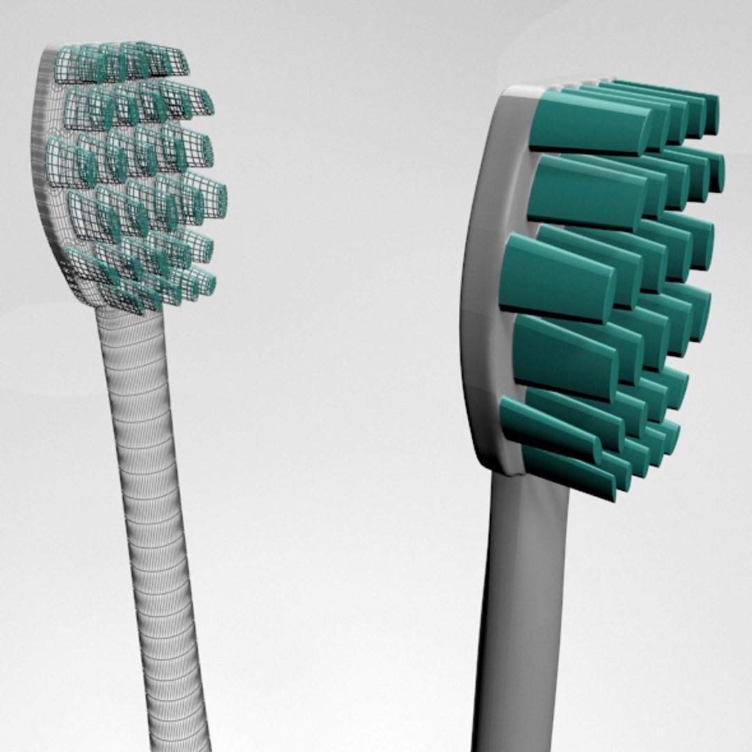 Tooth Brush Head 01 3D Model - TurboSquid 1779785