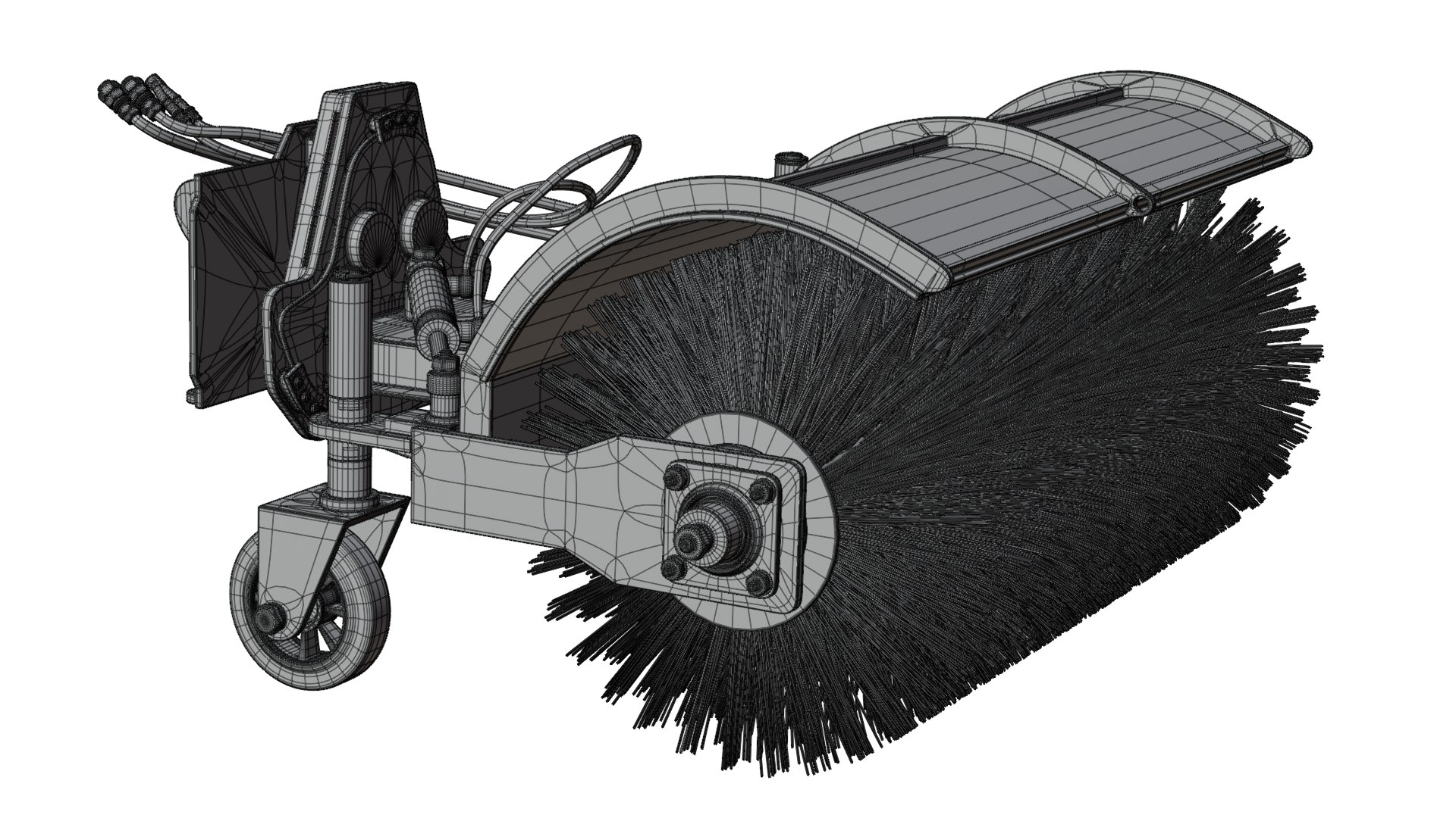 Avant Rotary Broom 01 E 3D Model - TurboSquid 2332547