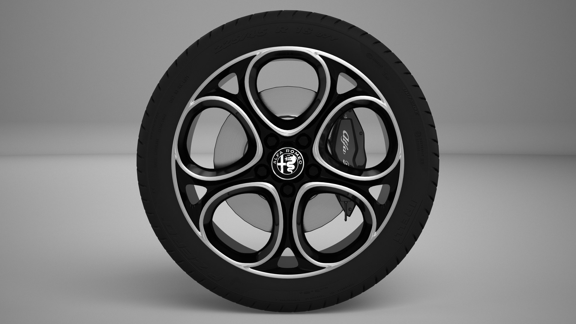 3D Wheel Alfa Romeo Giulia 2023 Model - TurboSquid 2172191