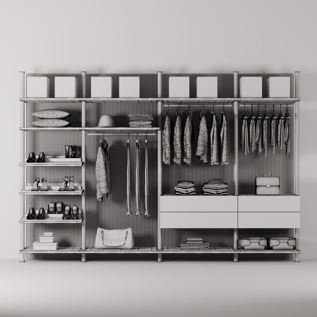 Wardrobe Poliform 3D Model - TurboSquid 1838632