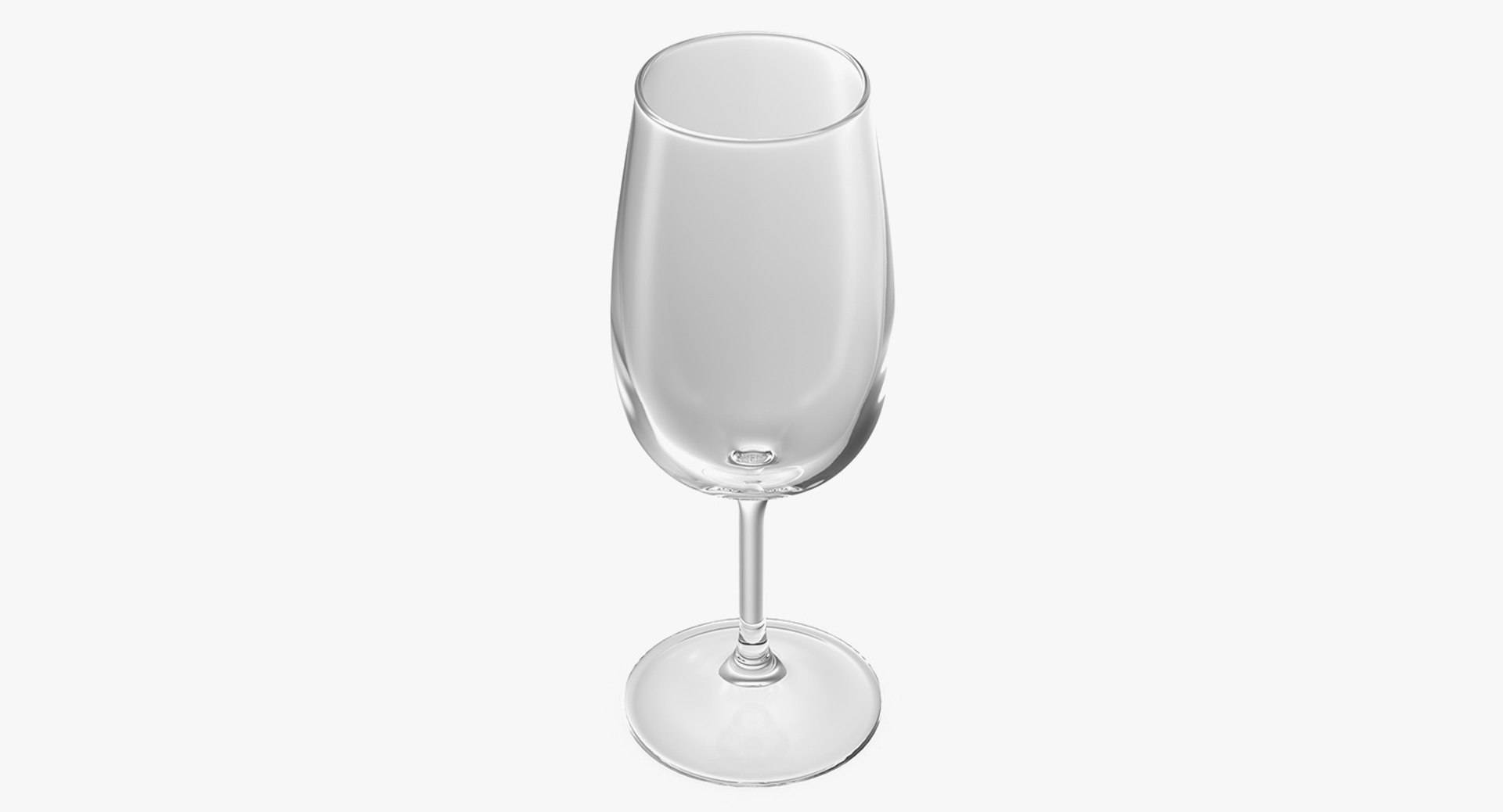 White wine glass model - TurboSquid 1388249