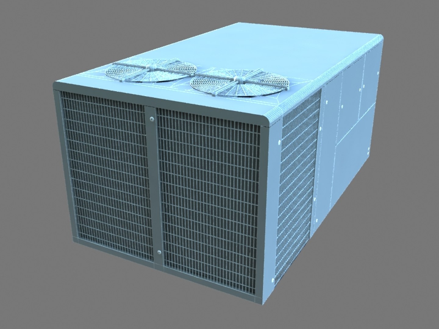 rooftop ac 3d model
