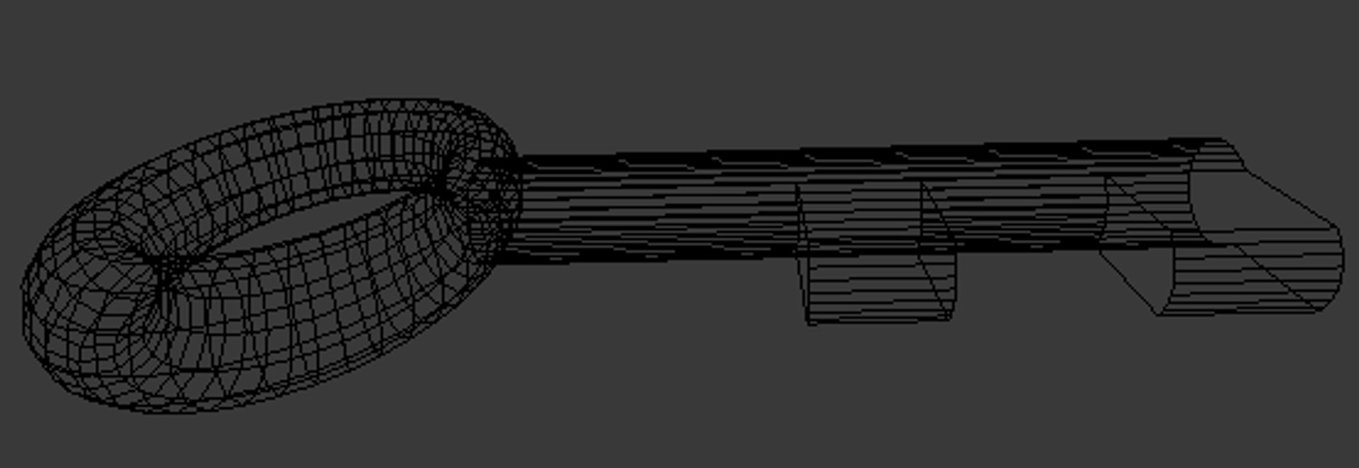 3d Model Key Cartoon