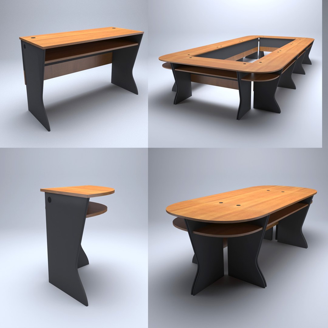 Conference Table Model - TurboSquid 1538745