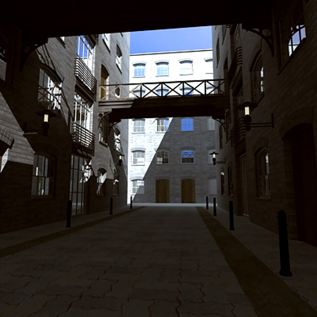 Alley Way 3d Max