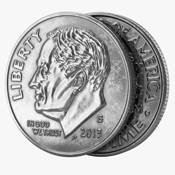 3D dime coin pbr model - TurboSquid 1680894