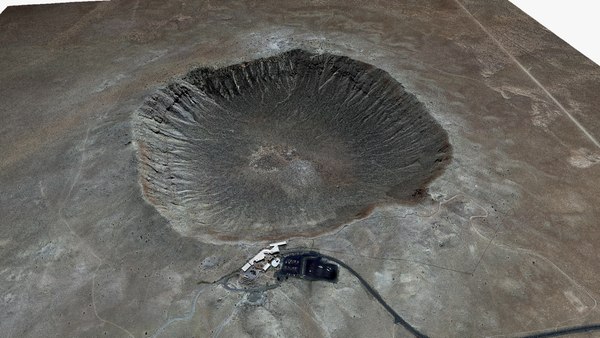 modelo 3d Cráter de meteorito - Cráter Barringer - TurboSquid 1990075