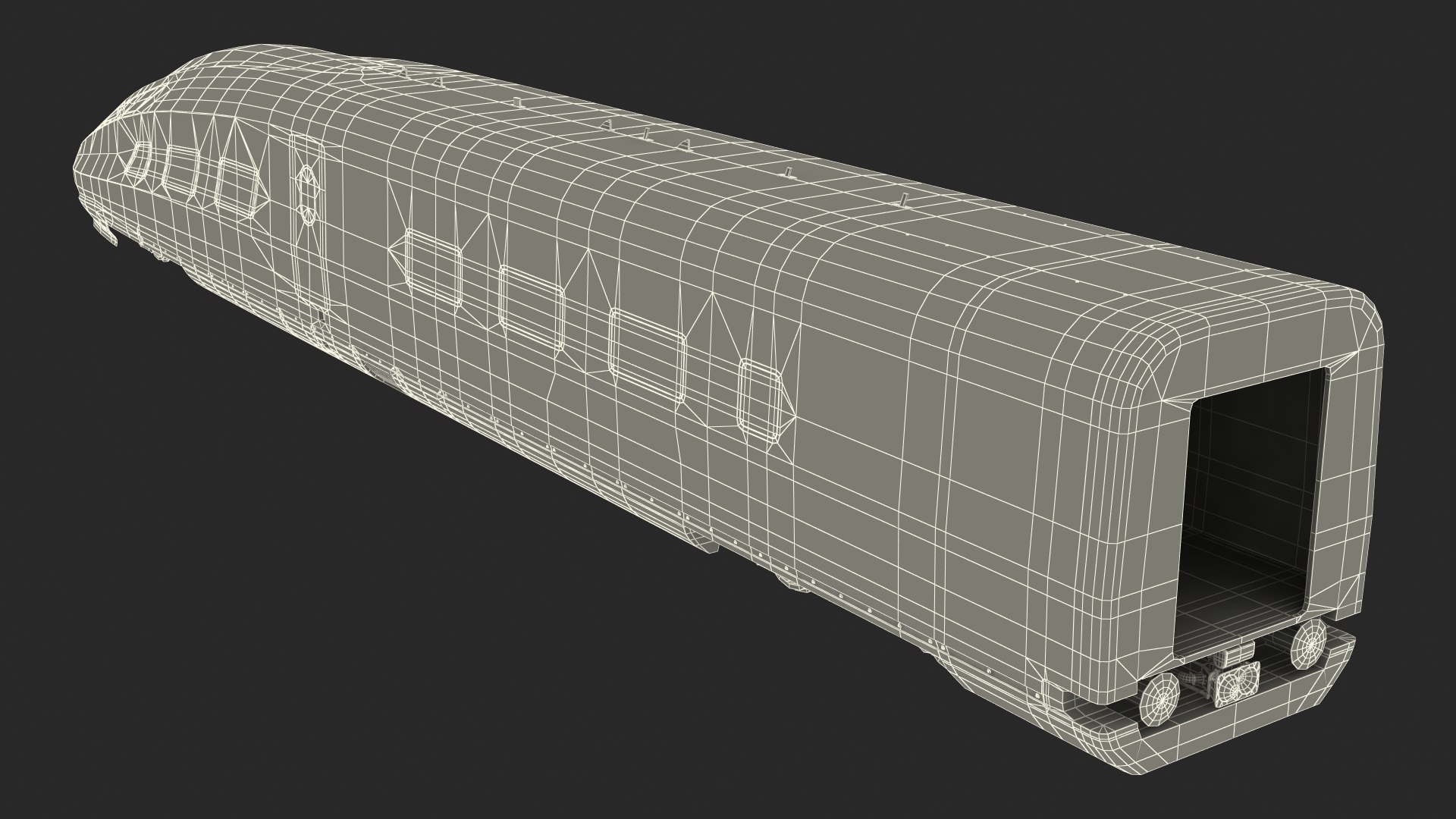 CR400 Fuxing Train Locomotive Tail 3D model - TurboSquid 2079923