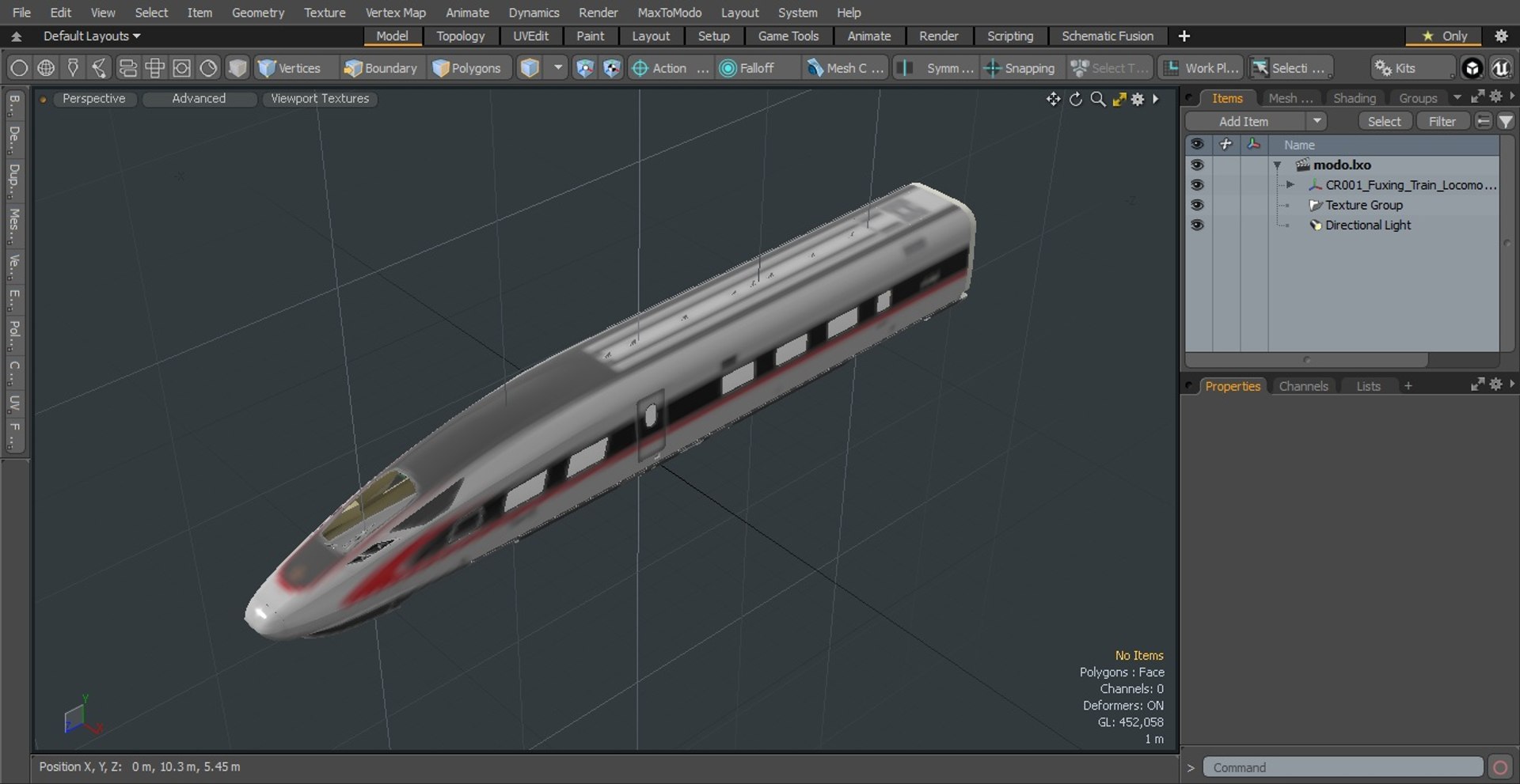 CR400 Fuxing Train Locomotive Tail 3D model - TurboSquid 2079923