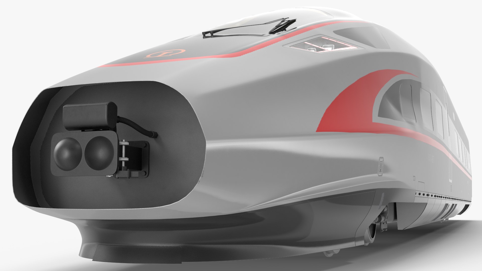 CR400 Fuxing Train Locomotive Tail 3D model - TurboSquid 2079923