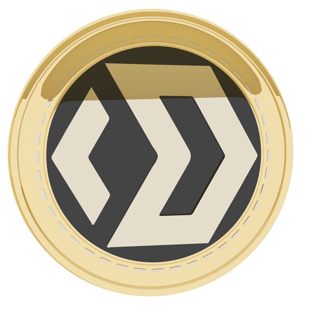 3D Blocknet Cryptocurrency Gold Coin - TurboSquid 1783264