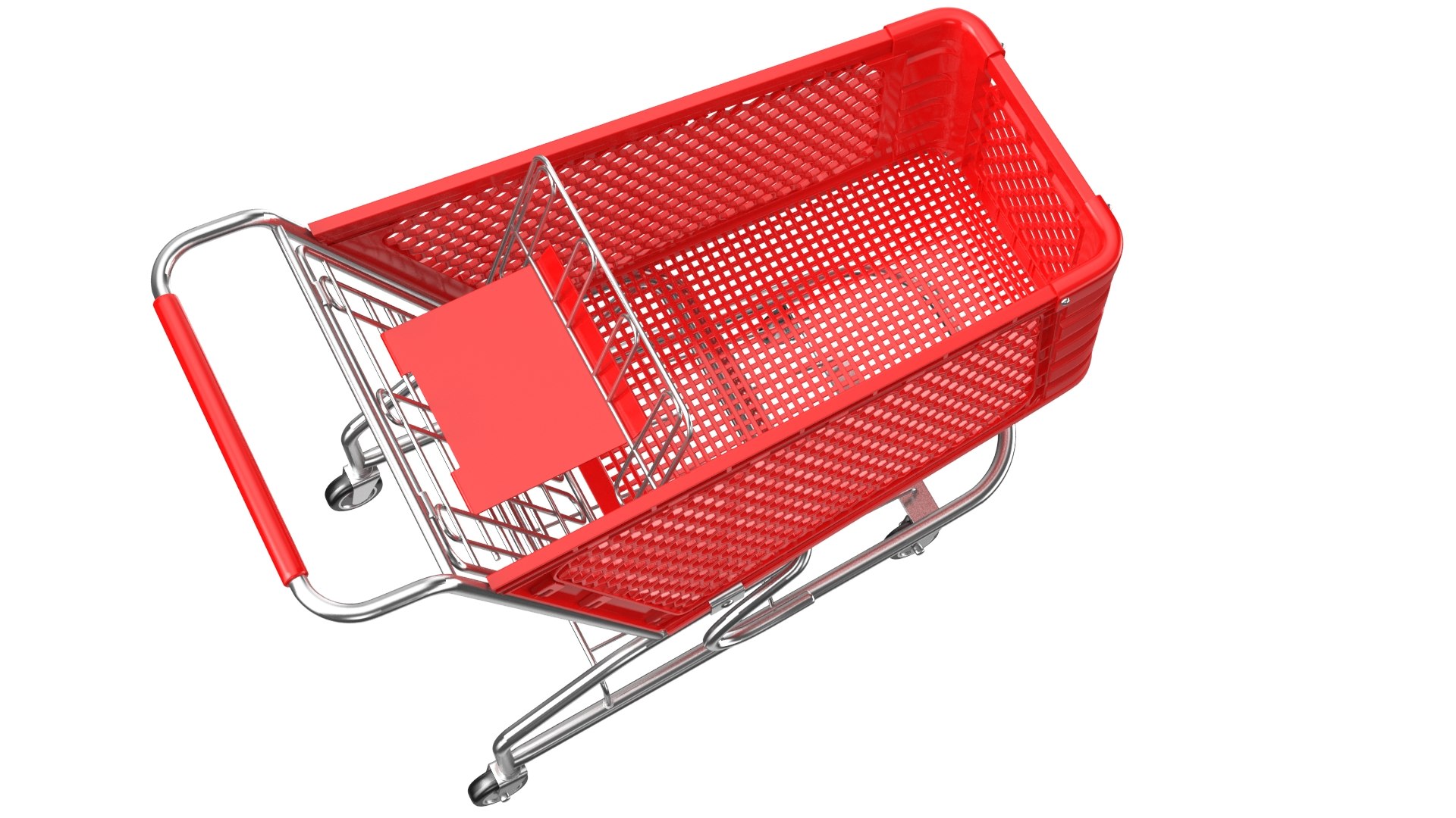 Red Detailed Shopping Carts 3D Model - TurboSquid 2000169