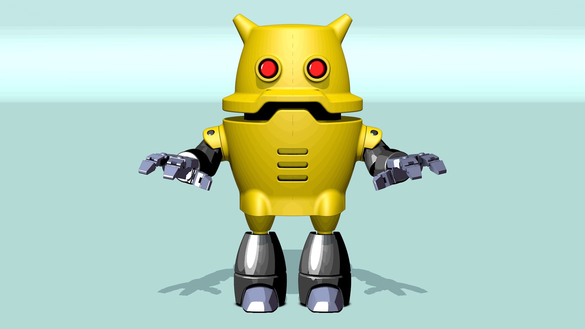 Robot - Robotube 3D Model - TurboSquid 1911413